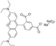 Xanthylium, 9-(2,4-dicarboxyphenyl)-3,6-bis(diethylamino)-, chloride ...