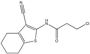 3-CHLORO-N-(3-CYANO-4,5,6,7-TETRAHYDRO-1-BENZOTHIEN-2-YL)PROPANAMIDE CAS#: 58125-41-0 • ChemWhat ...