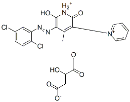 5′-[(2,5-dichlorophenyl)azo]-1′,2′-dihydro-6′-hydroxy-4′-methyl-2′-oxo-1,3′-bipyridinium malate ...