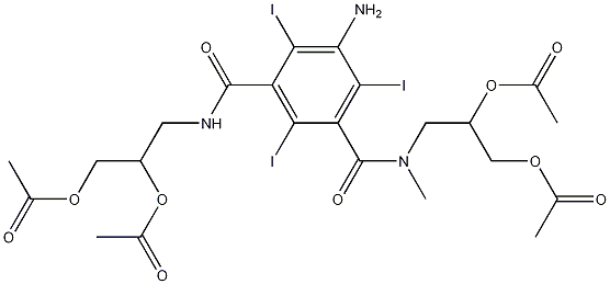 5-Amino-N,N’-bis[2,3-bis(acetyloxy)propyl]-2,4,6-triiodo-N-methyl-1,3-benzenedicarboxamide CAS ...
