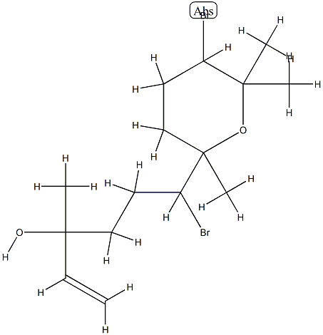 3,4,5,6-Tetrahydro-δ,5-dibromo-α-vinyl-α,2,6,6-tetramethyl-2H-pyran-2-butan-1-ol CAS#: 79406-07 ...