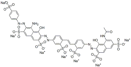 2,7-Naphthalenedisulfonic acid, 3-[[4-[2-[4-[[8-(acetylamino)-1-hydroxy-3,6-disulfo-2 ...