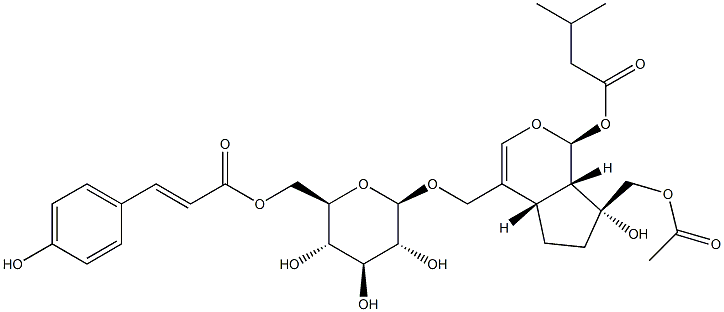 1S)-7α-Acetyloxymethyl-1,4aα,5,6,7,7aα-hexahydro-7β-hydroxy-1α-(3-methyl-1-oxobutoxy)cyclopenta ...