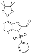 1H-PYRROLO[2,3-B]PYRIDINE-2-CARBOXALDEHYDE, 1-(PHENYLSULFONYL)-4-(4,4,5,5-TETRAMETHYL-1,3,2 ...