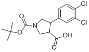 4-(3,4-디클로로-페닐)-피롤리딘-1,3-디카르복실산 1-테르트-부틸 에스테르 CAS#: 939758-01-7 • ChemWhat | 화학 및 생물학 데이터베이스 ...
